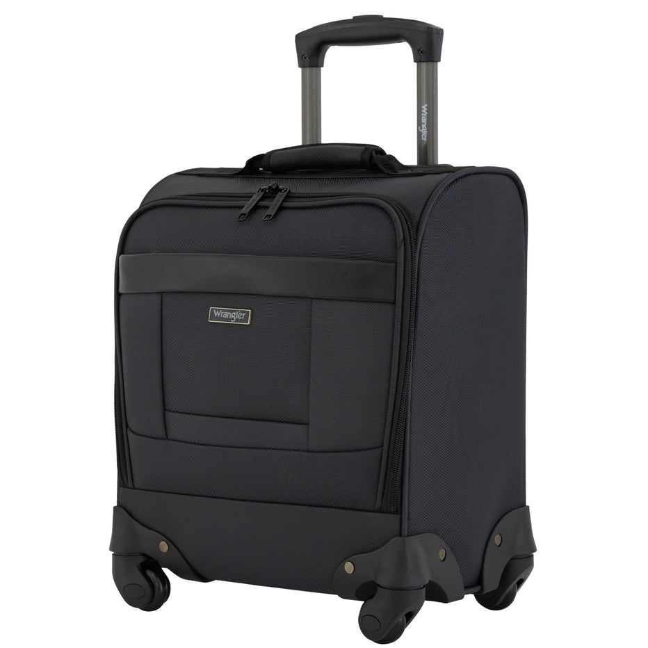Wrangler 17" Underseat Spinner Carry-On Luggage – Travelers Club Luggage
